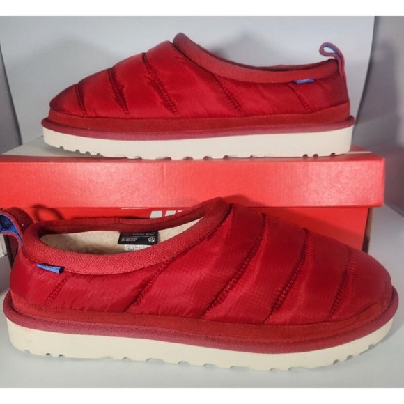 UGG | Shoes | Ugg Tasman Lta Slippers Mens Size 1 Red Puffer Scuffs ...